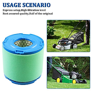 393957 Air Filter Pre Filter for Briggs & Stratton 393957 393957S 390930 4106 7-18 HP Horizontal Engines John Deere PT9334 PT4301 LG393957 LG393957S Lawn Mower