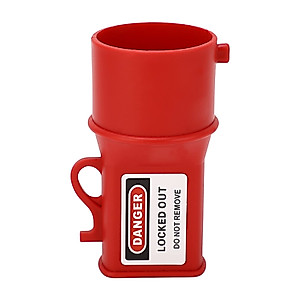 Socket Lockout Device Electrical Lockout Tag Out Kits Safety Padlock 55mm ID Pin and Sleeve Socket Lock for Replacement