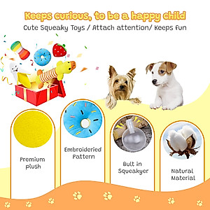 Zeaxuie 20 Pack Diversified Puppy Toys, Puppy Chew Toys for Teething Dogs with Dog Squeaky Toys, Dog Treat Balls & Rope Toys for Small Dogs