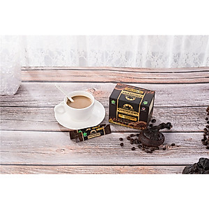 Ganoderma Reishi Coffee Mix, Instant 2-in-1 Mushroom Coffee with All Natural Ganoderma Lucidum. A Non Sugar Dietary Supplement To Replace Regular Coffee - 30 sachets