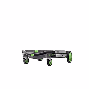 CLAX® Multi use Functional Collapsible carts | Mobile Folding Trolley | Shopping cart with Storage Crate | Platform Truck (Green)