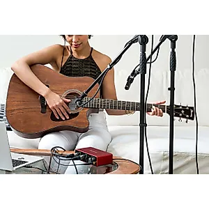 Focusrite Scarlett Solo Studio USB Audio Interface Bundle with XLR Cable and Polishing Cloth