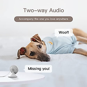 LAXIHUB 5GHz WiFi Camera, 2K Pet Cam Indoor Security Camera Baby/Elder/Dog/Pet Monitor with Phone App, Motion Detection, 2-Way Audio, Night Vision, Compatible with Alexa/Google Assistant