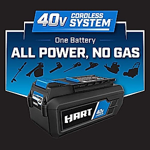 HART 40-Volt 5.0Ah Battery Accessory, Lithium-Ion, On-Board Fuel Gauge (HLBP031A)