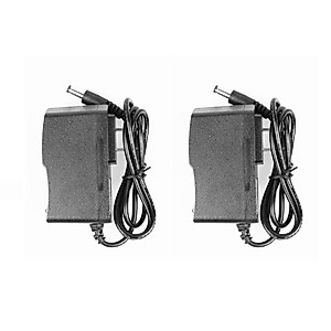 NOYITO 3V 1A Power Adapter AC110V 100-240V to DC 3.0V 1000mA 3.0W Power Supply Black Cable Length 4.5ft (Pack of 2)