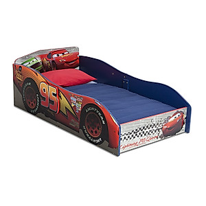 Delta Children Wood Toddler Bed - Greenguard Gold Certified, Disney/Pixar Cars