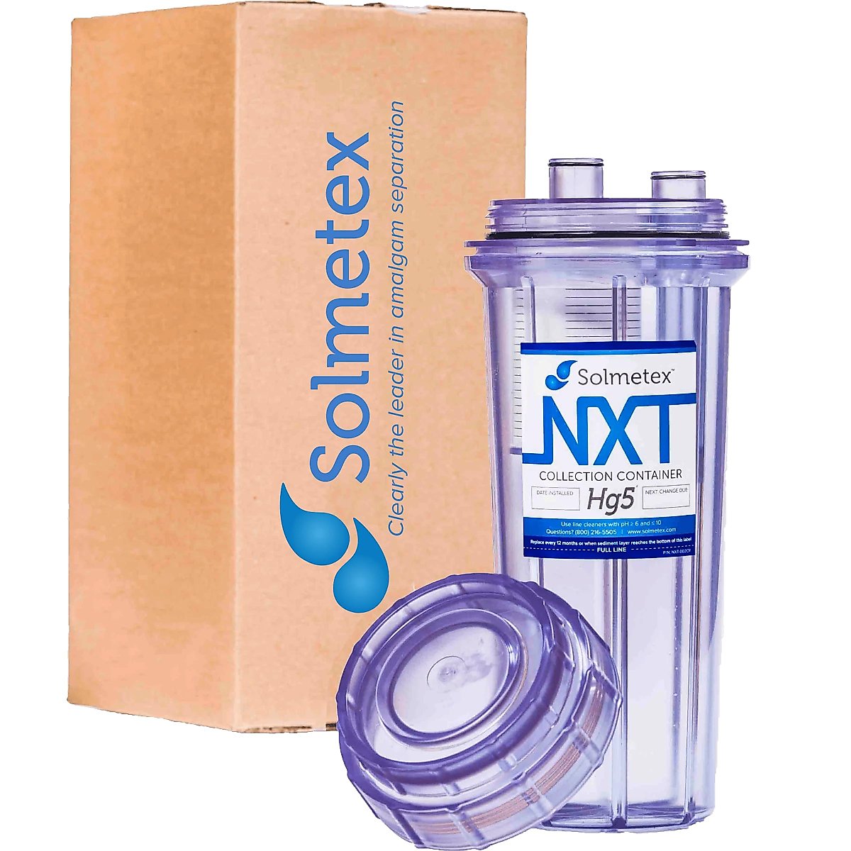 Generic Solmetex NXT Hg5 Replacement Collection Container with Recycle Kit NXT-HG5-002CR