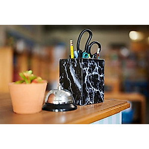 EasyLiner Adhesive Shelf Liner for Cabinets & Cupboards, Easy to Install & Cut to Fit, Self-Adhesive Shelf Paper, Peel and Stick, Easy to Clean & Removable, 90 Total Feet, Black Marble,20 in. x 15 ft.