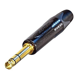 15 ft Canare Headphone Extension Cable Green Neutrik TRS to Locking Female Jack