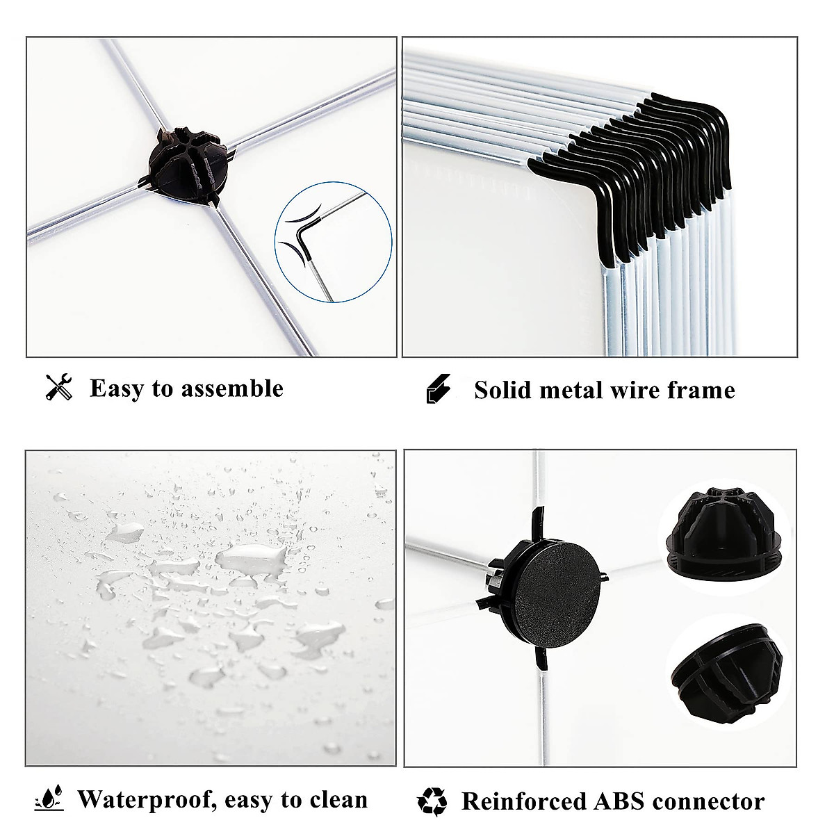 AWTATOS Cube Storage Organizer, Storage Cubes Shelves Bookshelf, 6 Cube Closet Organizers and Storage, DIY Stackable Plastic Clothes Organizer Shelving for Bedroom, Home Office, Translucent