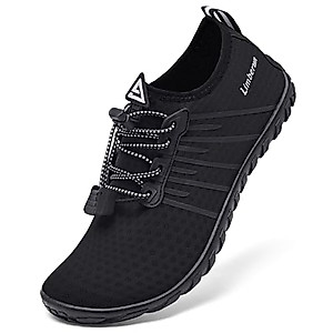 Limberun Water Shoes for Women Men Swim Shoes Beach Shoes Women Men Pool Shoes for Women Water Shoes Stay Comfortable and Protected with Water Shoes Men's Water Shoes Black 11W/10M
