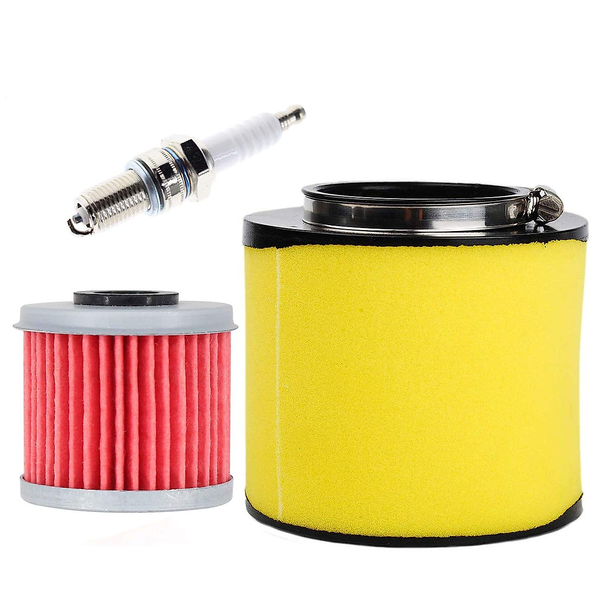 Air Filter Oil Filter Spark Plug for Honda Rancher 350 Foreman 400&450 Replace OE 17254-HN5-670