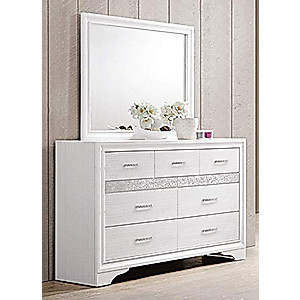 Coaster Furniture Dresser Mirror White 205114