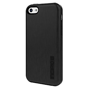 Incipio DualPro Shine Case for iPhone 5C - Retail Packaging - Black/Black