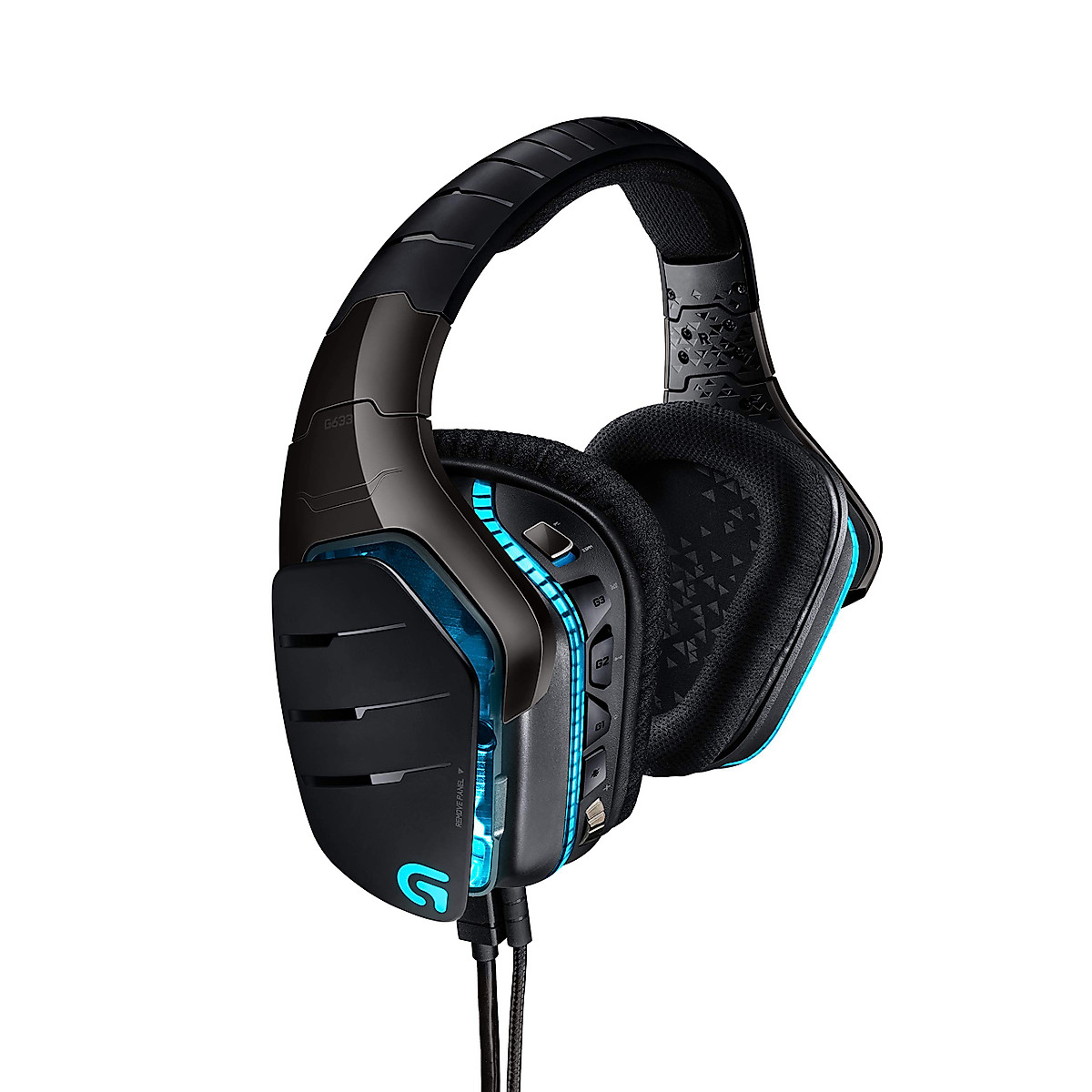 Logitech G633 Artemis Spectrum – RGB 7.1 Dolby and DTS Headphone Surround Sound Gaming Headset – PC, PS4, Xbox One, Switch, and Mobile Compatible – Exceptional Audio Performance – Black