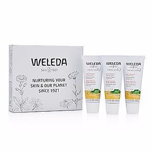 Weleda Oral Care Children's Tooth Gel, 1.7 Fluid Ounce (Pack of 3), Fluoride Free, Spearmint Flavor, Plant Rich Toothpaste with Calendula, Silica and Fennel