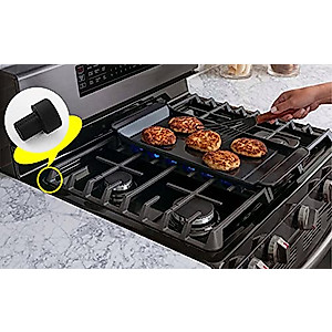 Charbrofire SDA-00189300 W10919249 Rubber Feet for Samsung NX58M6630SS NX58F5500SS NX58R5601SS NX58H5600SS/AA NX58J5600SG NX58J5600SG/AA Whirlpool Grate Rubber Feet HP Gas Stove Parts 14 Packs