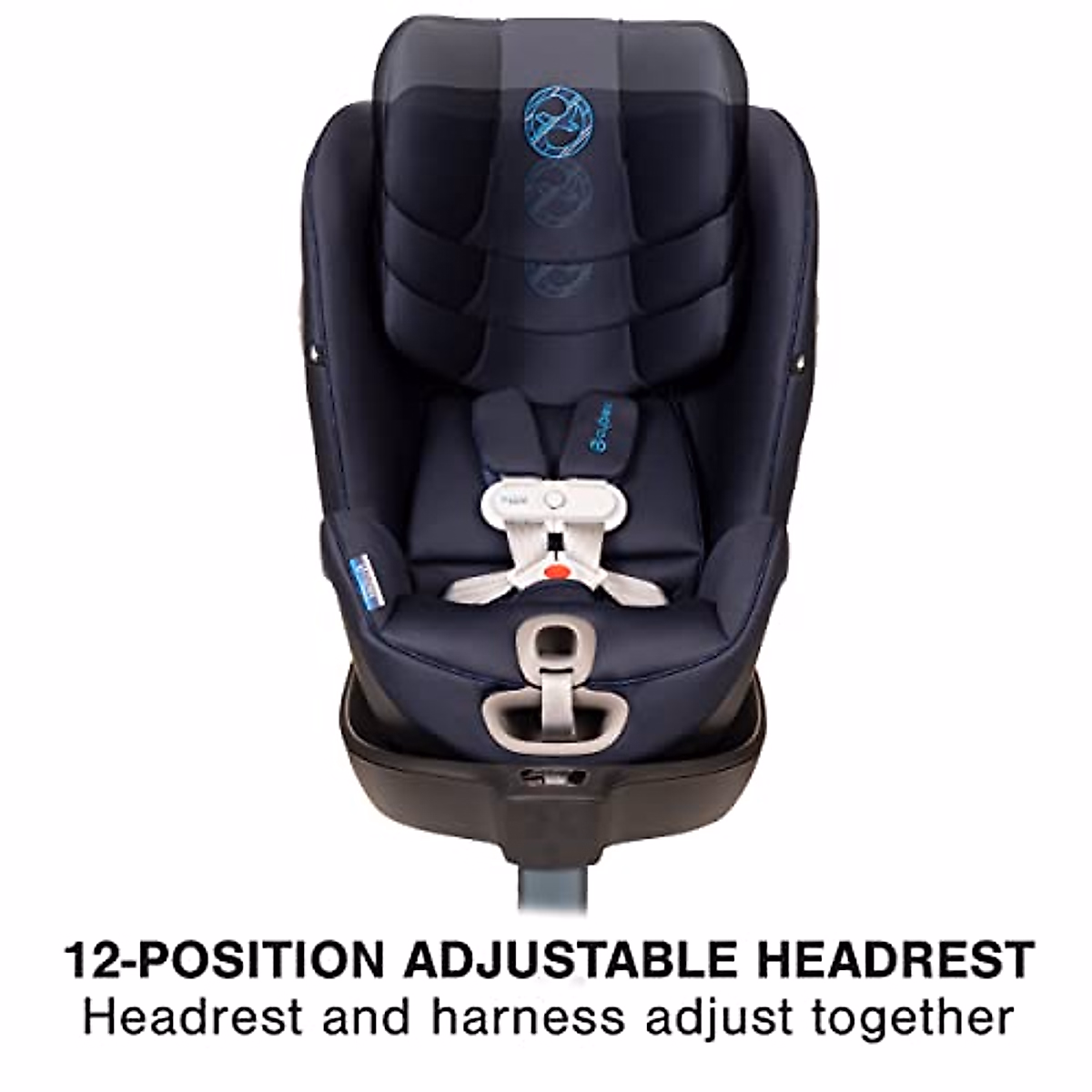 Cybex Sirona S Rotating Convertible Car Seat with SensorSafe 2.1, Children Newborn to Four Years, Easy Child Load, Infant Baby Toddler Preschooler, Indigo Blue