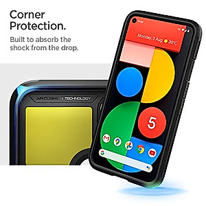 Spigen Tough Armor Designed for Pixel 5 Case (2020) - Black