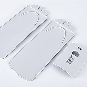 ZANBANG Shoe Slots Organizer for Closet Organization, 20 Pack Removable Shoe Stacker with 3 Level (White)