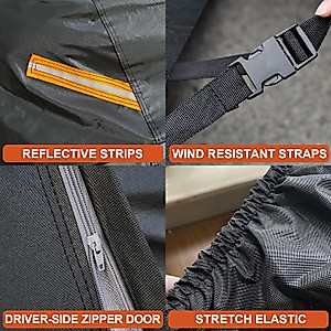 Kayme 7 Layers SUV Car Cover Custom Fit Subaru CrossTrek (2017-2023) Waterproof All Weather for Automobiles, Full Exterior Covers Sun Rain Protection UV Protection （Deliver about 3-10 Days）