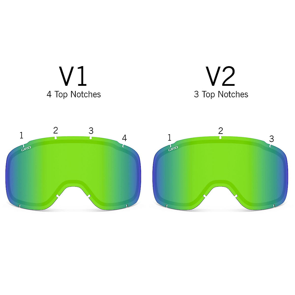 Giro Cruz/Roam/Moxie Snow Goggle Replacement Lens - Loden Green