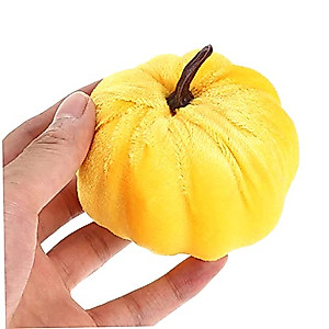 ABOOFAN 12 pcs Fake Faux Pumpkin Wedding Desktop Ornament Pumpkin Sculpture Little Pumpkin Pumpkin Foam Crafts Halloween Fake Figurines Home Decor Decorations Display Ornaments Vegetable