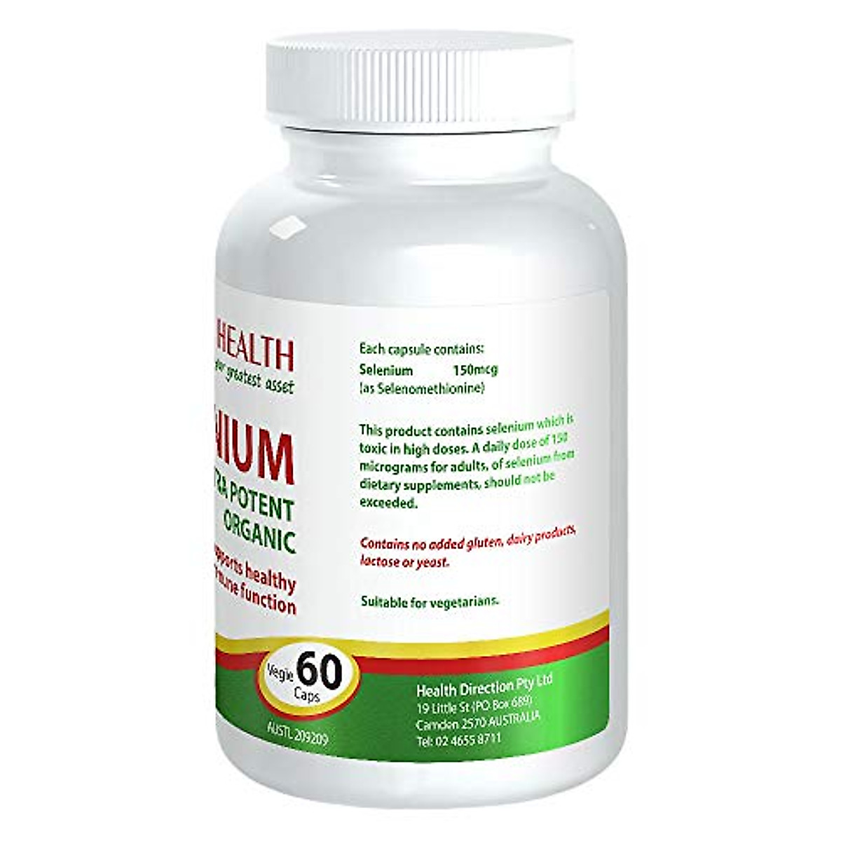 Cabot Health Selenium Ultra Potent 60 Capsules