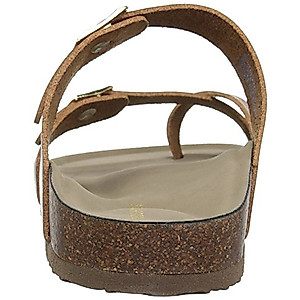 Madden Girl Women's Bryceee Toe Ring Sandal, Cognac Paris, 7