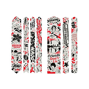 All Mountain Style MTB Bike Frame Protector | Honeycomb 380 Microns PVC | Universal Clear Guard for Downhill & Enduro | 18-Piece Set