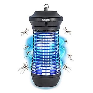 COBY Outdoor Bug Zapper 18W, Covers Half an Acre, Electric Bug Zapper