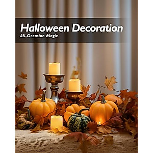 Homemory Flickering Flameless Votive Candles, 12PCS Battery Operated LED Votive Tealight Candles, Realistic Electricn Fake Candle for Easter, Wedding, Table (Battery Included)