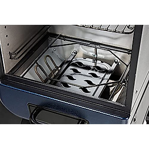 Pit Boss Grills PBV3A1 Electric Smoker, Blue Hammertone