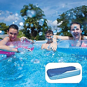 Rectangular Pool Cover, Above Ground Pool Covers, Inflatable Pool Cover for Swim Centers Size 120 in x 72 in (305 cm x183 cm)