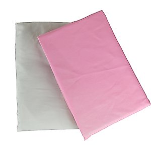Baby Bassinet Sheets for the Chicco Lullago & Ingenuity Foldaway Rocking Bassinets 32x19 | Set of 2 (Pink/Gray) | Portable Travel Bassinet-Durable and Made to Last | 100% Woven Cotton
