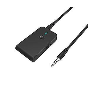 ZIIDOO Bluetooth 5.0 Transmitter and Receiver, 3-in-1 Wireless Bluetooth Adapter,Low Latency Bluetooth Audio Adapter for TV,Car,Home Stereo System
