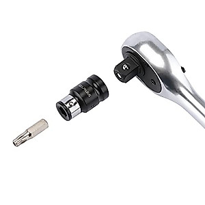 Mayouko 6PCS Bit Holder Socket Adapters, Hex Bit Coupler Set, 3/8" Square to 1/4" Hex, 1/2" Square to 1/4" Hex, 1/2" Square to 5/16" Hex