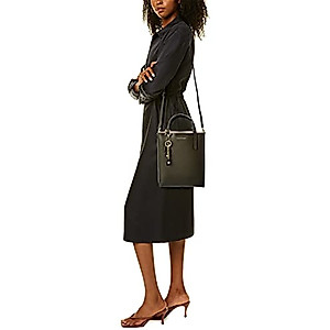 Zac Posen Small Floral Garden Leather Tote Crossbody, Green