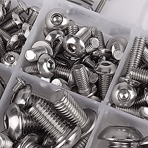 Screws Set, 250pcs High Hardness Socket Screw Bolt for Keyboard for DIY for Motherboard for Computer Hard Disk for Memory