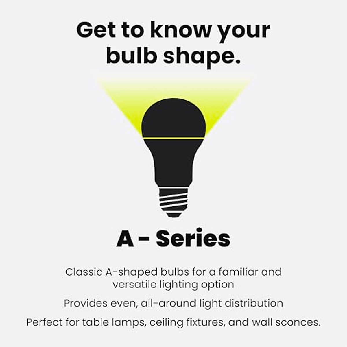 Feit Electric LED Clear A19 Medium Base Light Bulb - 40W Equivalent - 15 Year Life - 450 Lumen - 5000K Daylight - Dimmable | 4-Pack