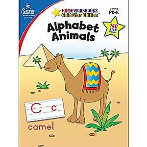 Alphabet Animals, Grades PK - K (Home Workbooks)