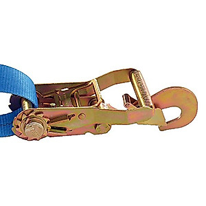 Mac's Tie-Downs 511658 Automotive Pro Strap Kit (4 Pack) - Black, 10,000 lbs Break Strength 2" W x 8' L Strap with Direct Hook End, 40" Axle Strap, Fleece Sleeve, Strap Wrap, (1) Canvas Storage Bag