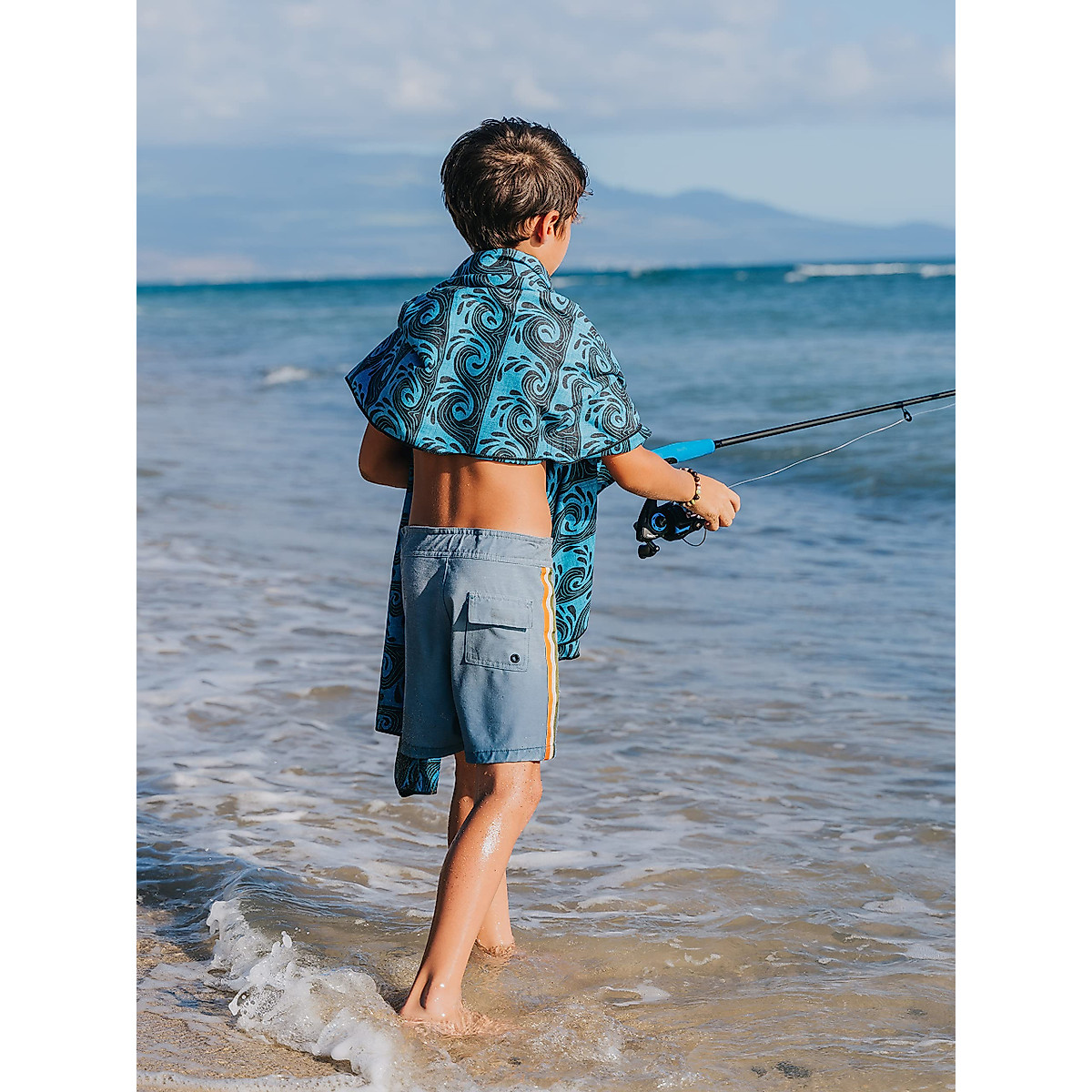 RipWrap Travel Towels [ Training + Travel + Beach + Sarong ] (Raging Waters-Original)