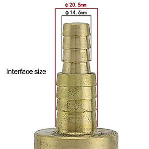 CABINA HOME Brass 3/4'' 5/8'' Hose Water Suction Strainer Pickup Filter for Pressure Washer