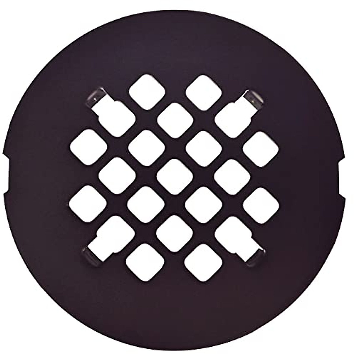 4-1/4" Snap-in Shower Drain Grate Strainer Replacement Cover Oil Rubbed Bronze Round