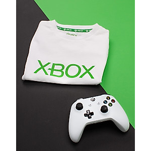 Xbox T-Shirt Boys Kids Black Green Game Console Logo Clothing Top 11-12 Years
