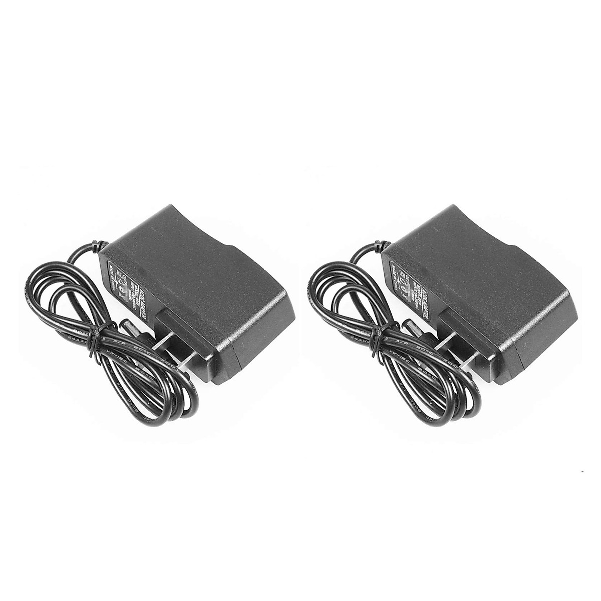 NOYITO 5V 1A Power Adapter AC120V 100-240V to DC 5V 1000mA 5W Power Supply Black Cable Length 4.9 ft (Pack of 2)