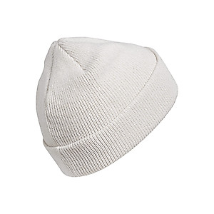 adidas Originals Trefoil Beanie, White-Orbit Grey/Black, One Size