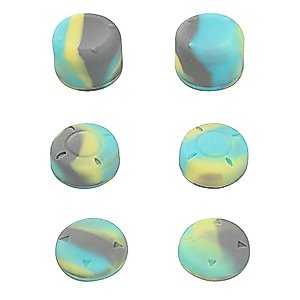 Button Cover, Ergonomic Game Controller Button Cover Heightening Elastic for Switch(Camouflage)