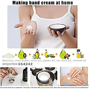 JHENG 2-lb Pure White Beeswax Pellets-100% Pure